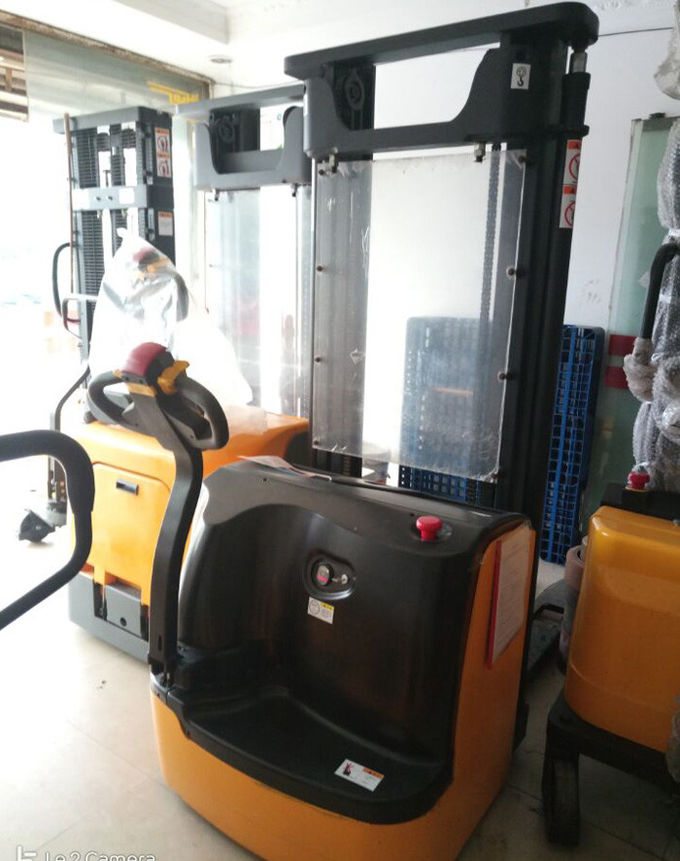 Walking Type Electric Pallet Jack Stacker AC Control Medium Lifting Storage